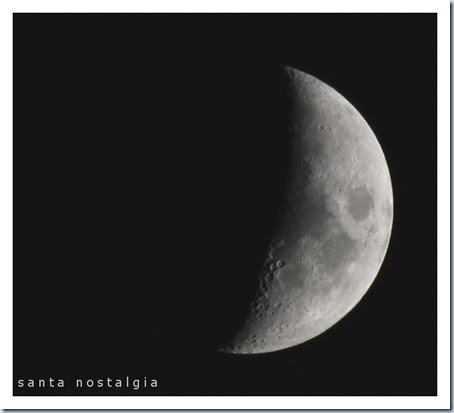 Santa Nostalgia: Lua - Quarto-Crescente